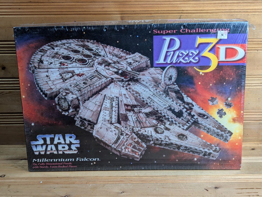 Puzz3d Star Wars Millennium Falcon Super Challenging 857 Pieces Milton ...