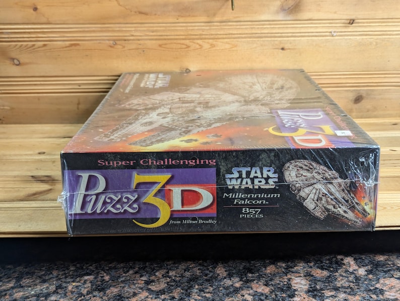 Puzz3d Star Wars Millennium Falcon Super Challenging 857 Pieces Milton ...