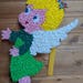 Vintage Melted Plastic Popcorn Christmas Green Angel Decor - Etsy