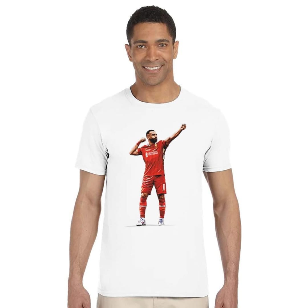 Mo Salah Archer Goal Celebration | Graphic T-shirt | Egyptian King ...