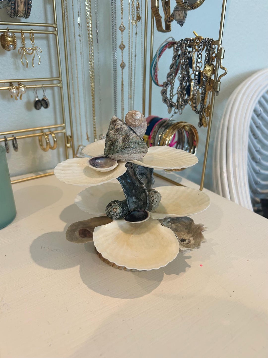 Medium Size Shell Tower - Etsy