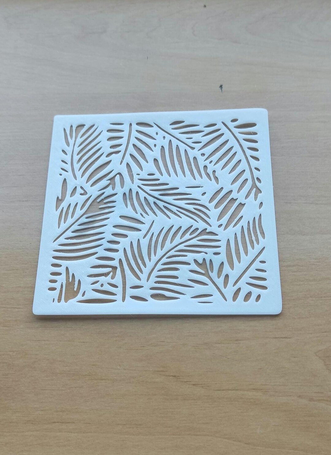 Sprinkle Stencil Leaves Design. Digital STL File for 3D Printing ...