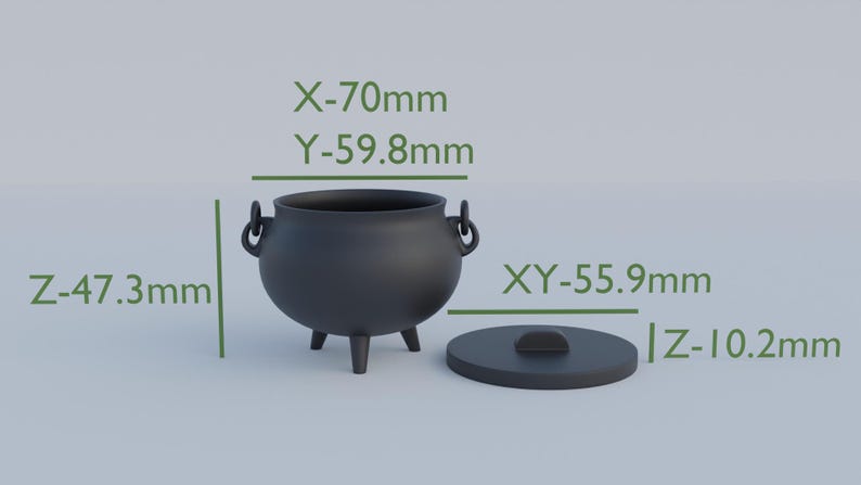 Witch Cauldron (for 3d Printing) - Etsy