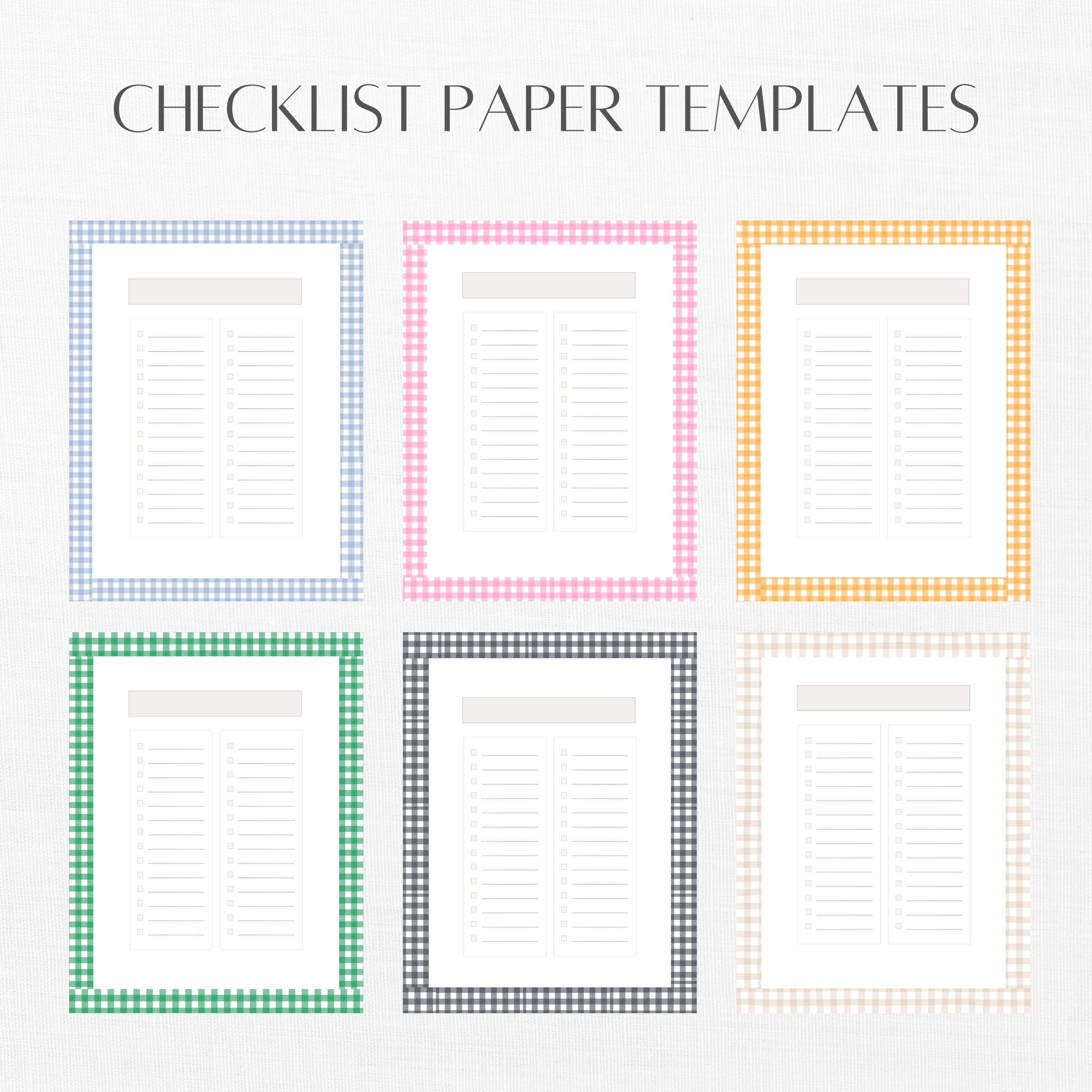 Goodnotes Gingham & Notability Templates Digital Notecovers for Digital ...