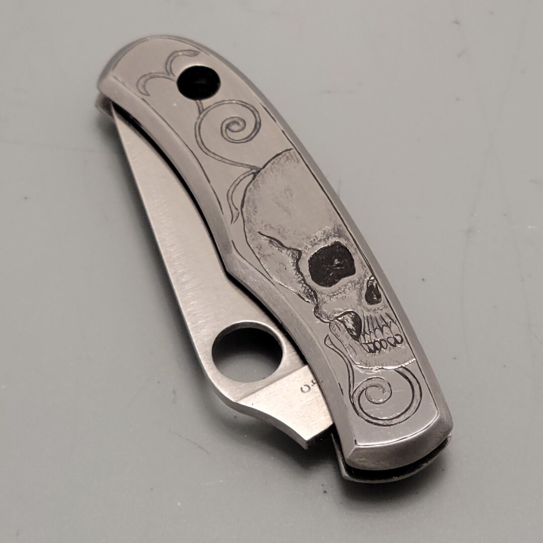 Engraved Spyderco Lady Bug Knife - Etsy Canada