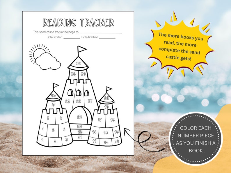 Kids Summer Reading Challenge | Reading Tracker, Reading Log & Reading ...