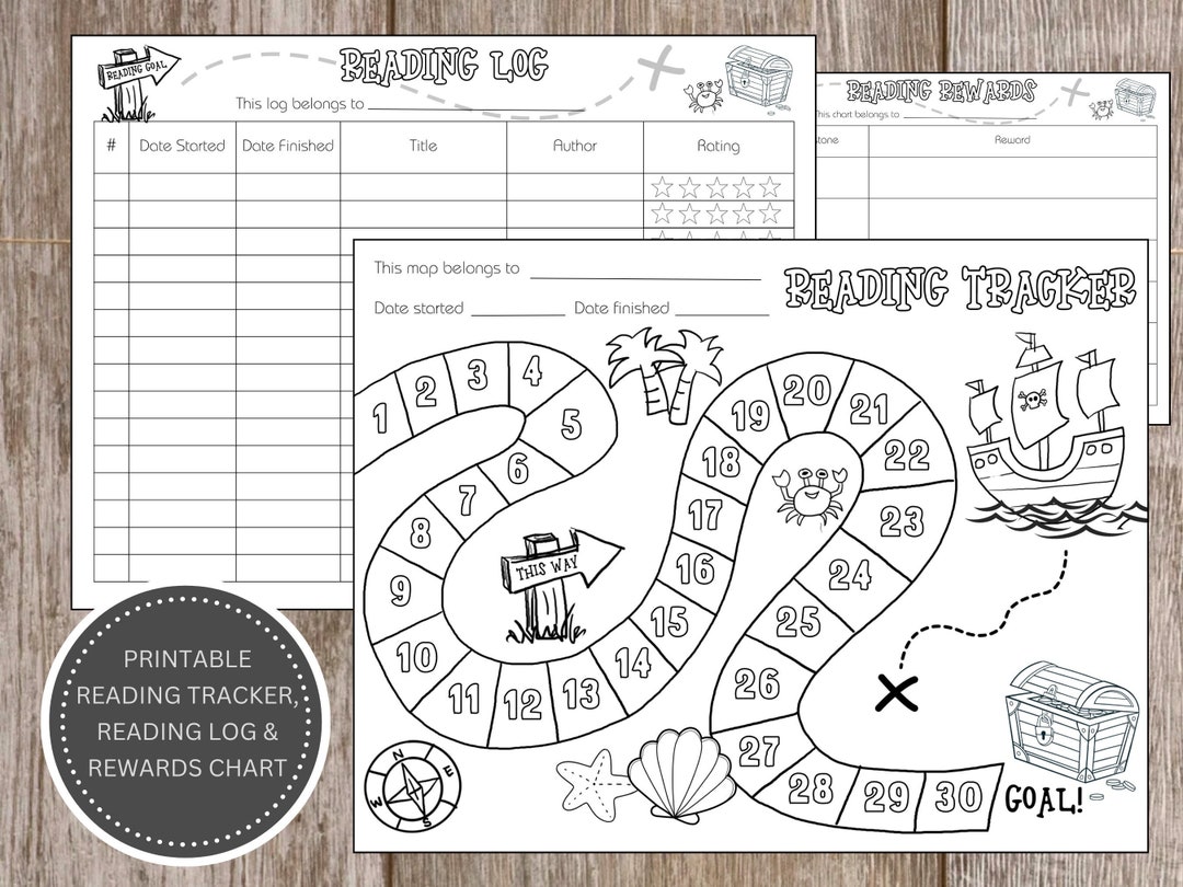 Kids Summer Reading Challenge | Reading Tracker, Reading Log & Reading ...