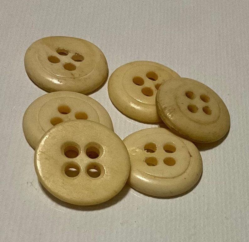 Vintage 4-hole Plastic Buttons - Etsy