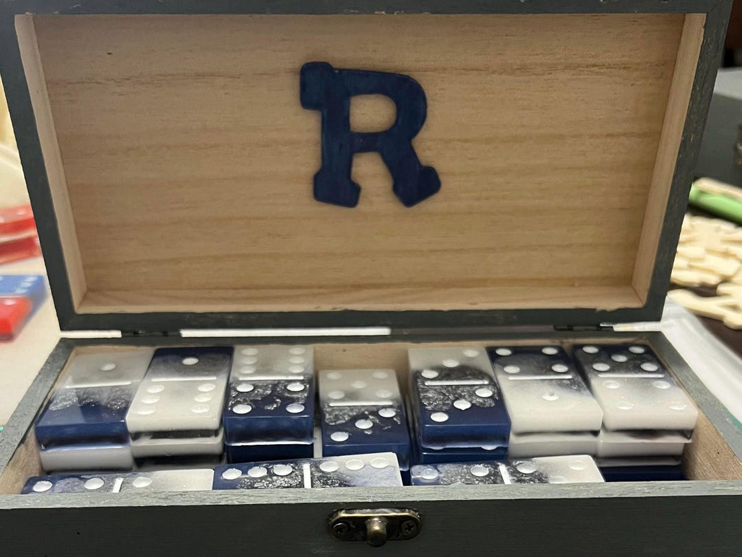 Cowboys Custom Dominoes With Custom Box - Etsy