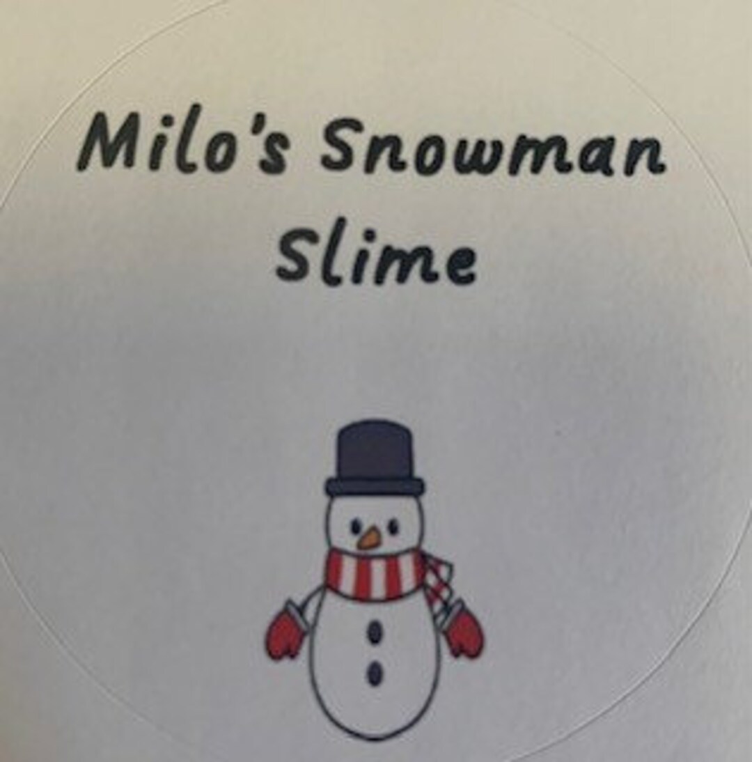 Milo's Snowman Slime - Etsy