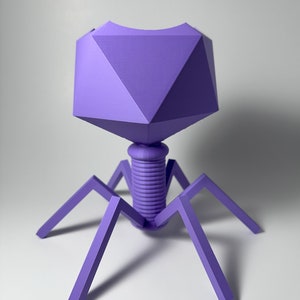 Virus Planter, T4 Bacteriophage, Microbiology, Biology - Etsy