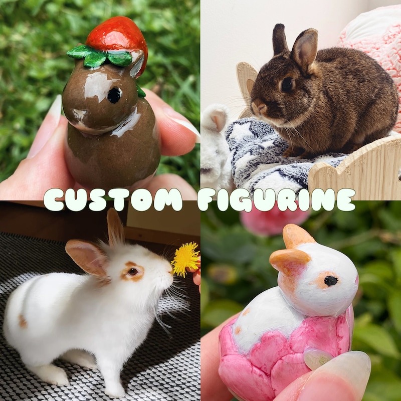 Bunny Figurines - Etsy