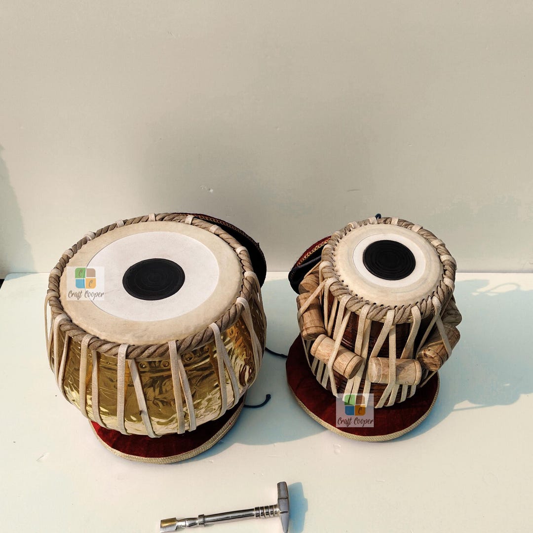 Handmade Mango Wood Tabla Drum Set: - Etsy