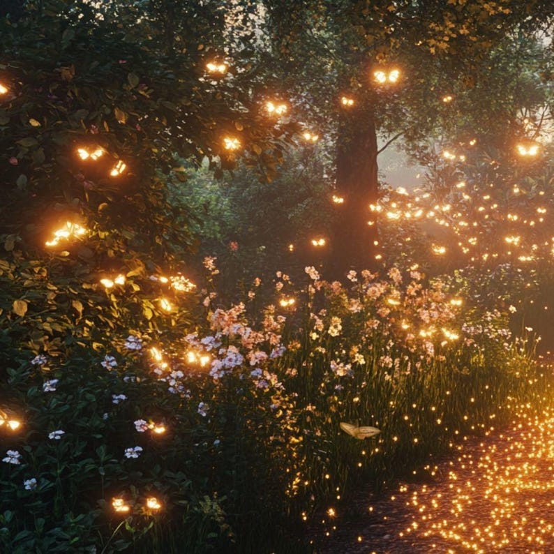 Glowing Spring Forest Path Frame TV Art Instant Digital Download ...