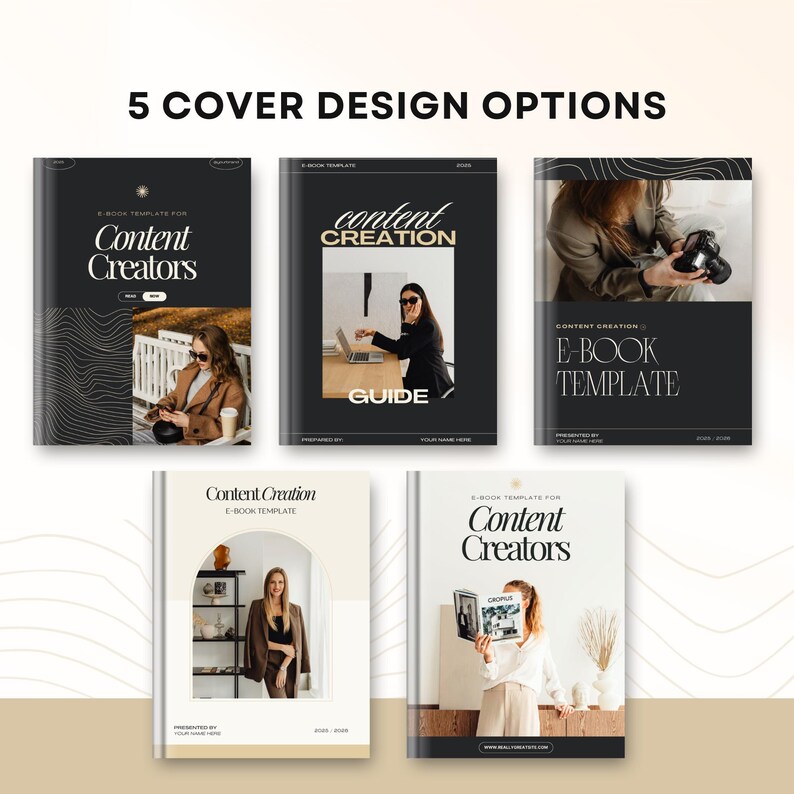 Content Creator E-book Template: Social Media Planner (canva, 50 Pages ...