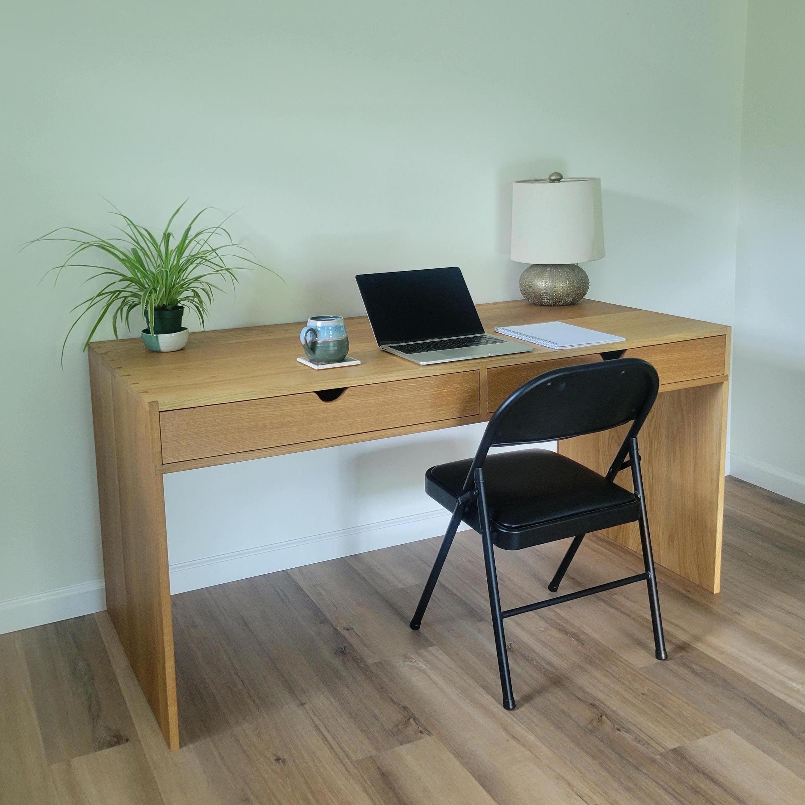 Oak effect computer desk store