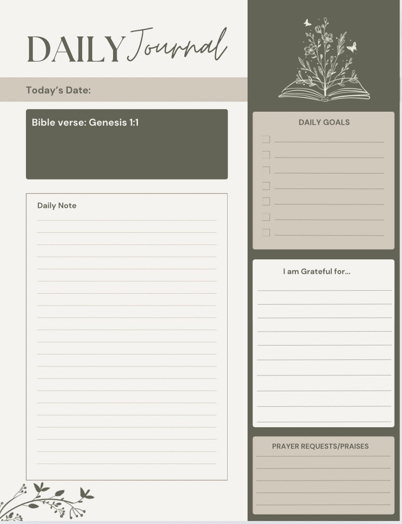100 Day Bible Devotional Journal, Scripture Journal, Faith Prayer ...