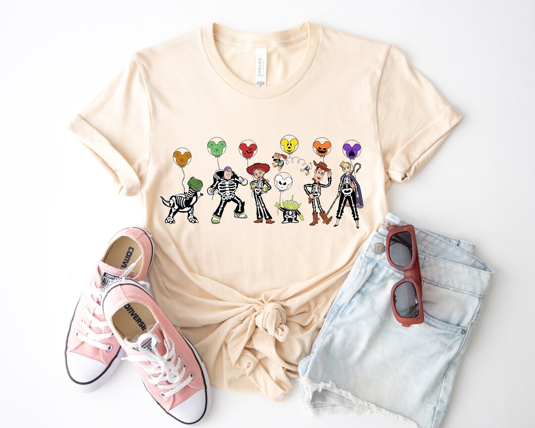 Disney Halloween Toy Story Skeleton Shirt, Trick or Treat, Halloween ...