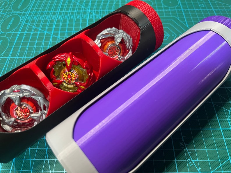 Beyblade X 3D Printed 3on3 'spinner' Deck Case Customized Build - Etsy