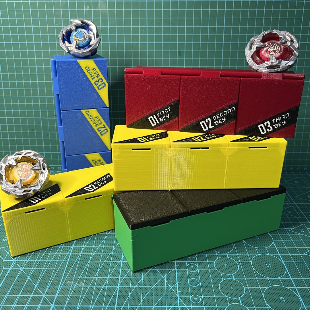 Beyblade X 3D Printed 3on3 'classic' Deck Case Customized Build - Etsy