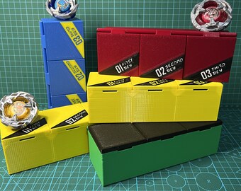 Beyblade X 3D Printed 3on3 'spinner' Deck Case Multi Nanairo Custom - Etsy