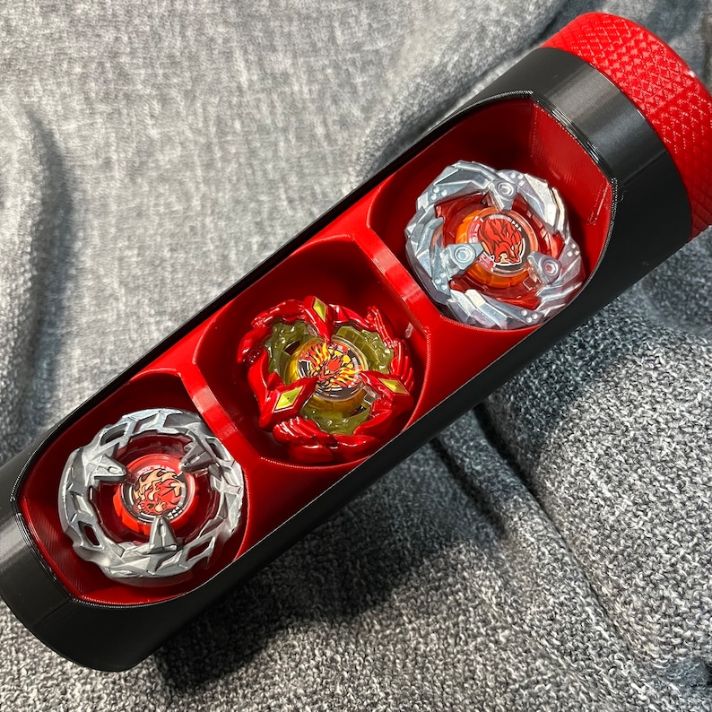 Beyblade X 3D Printed 3on3 'spinner' Deck Case Customized Build - Etsy
