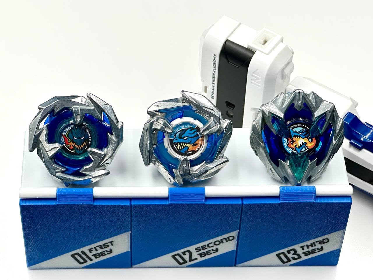 Beyblade X 3D Printed 3on3 'classic' Deck Case Customized Build - Etsy
