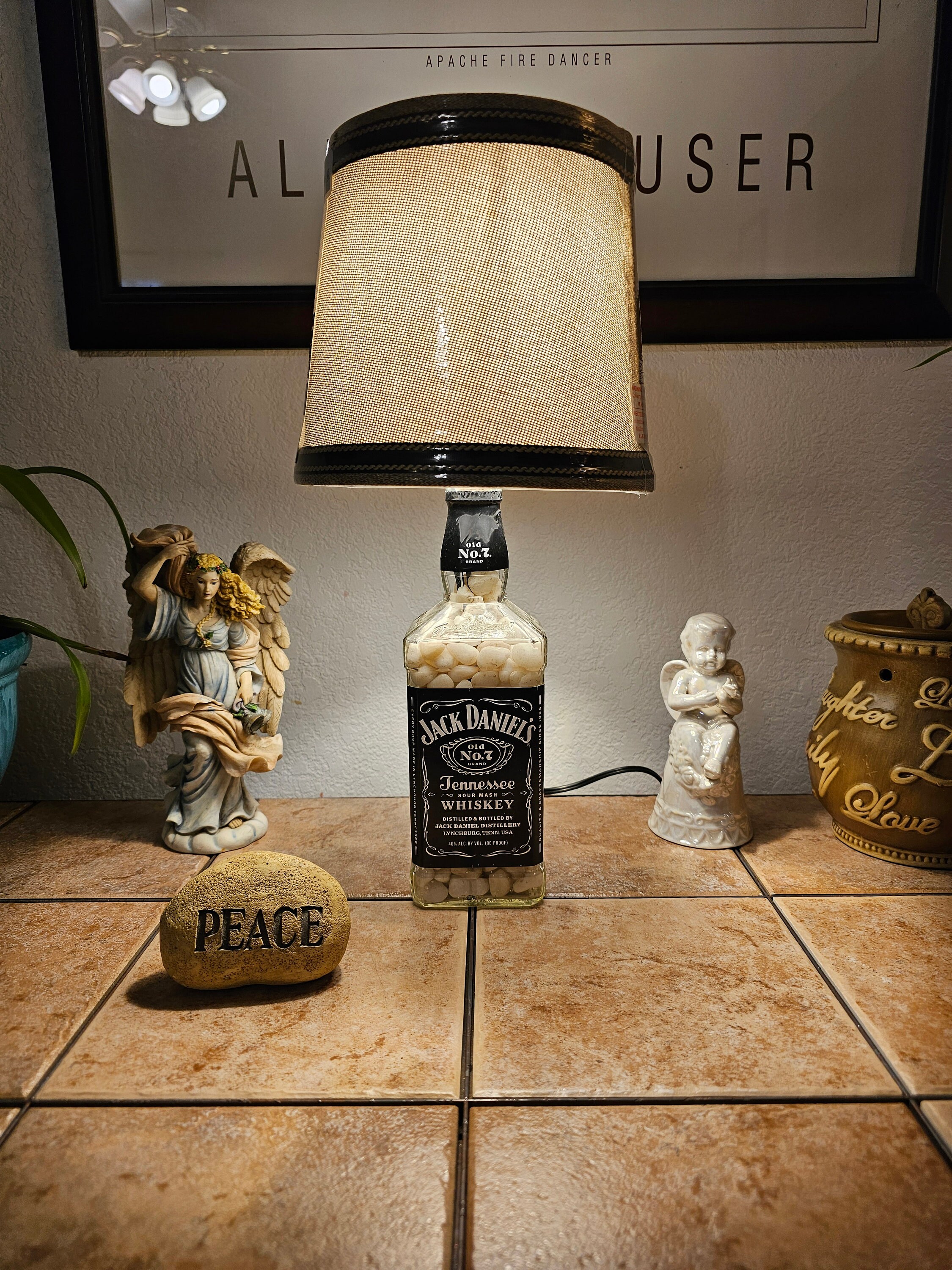 Reclaimed/repurposed Whiskey Bottle Lamps - Etsy