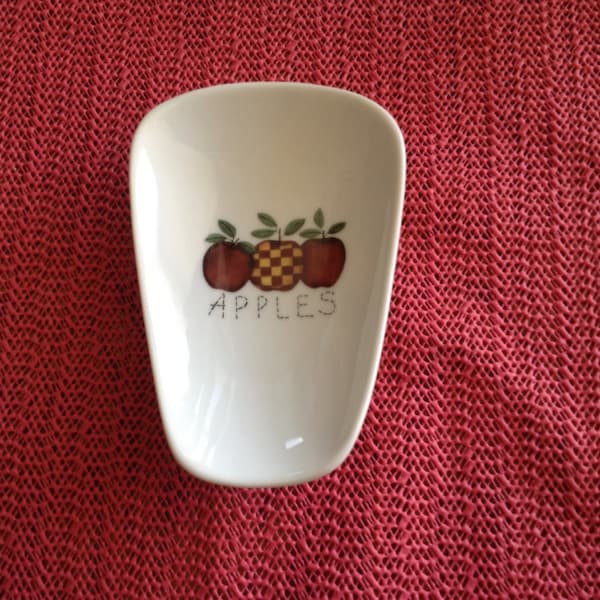 Apple Spoon Rest - Etsy