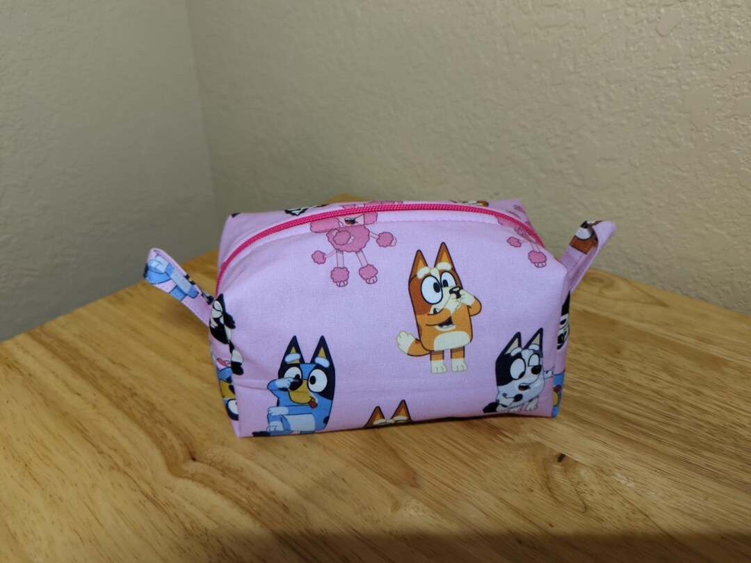 Boxy Makeup Bag, Boxy Pouch, Makeup Storage Box, Toiletry Bag, Cartoon ...