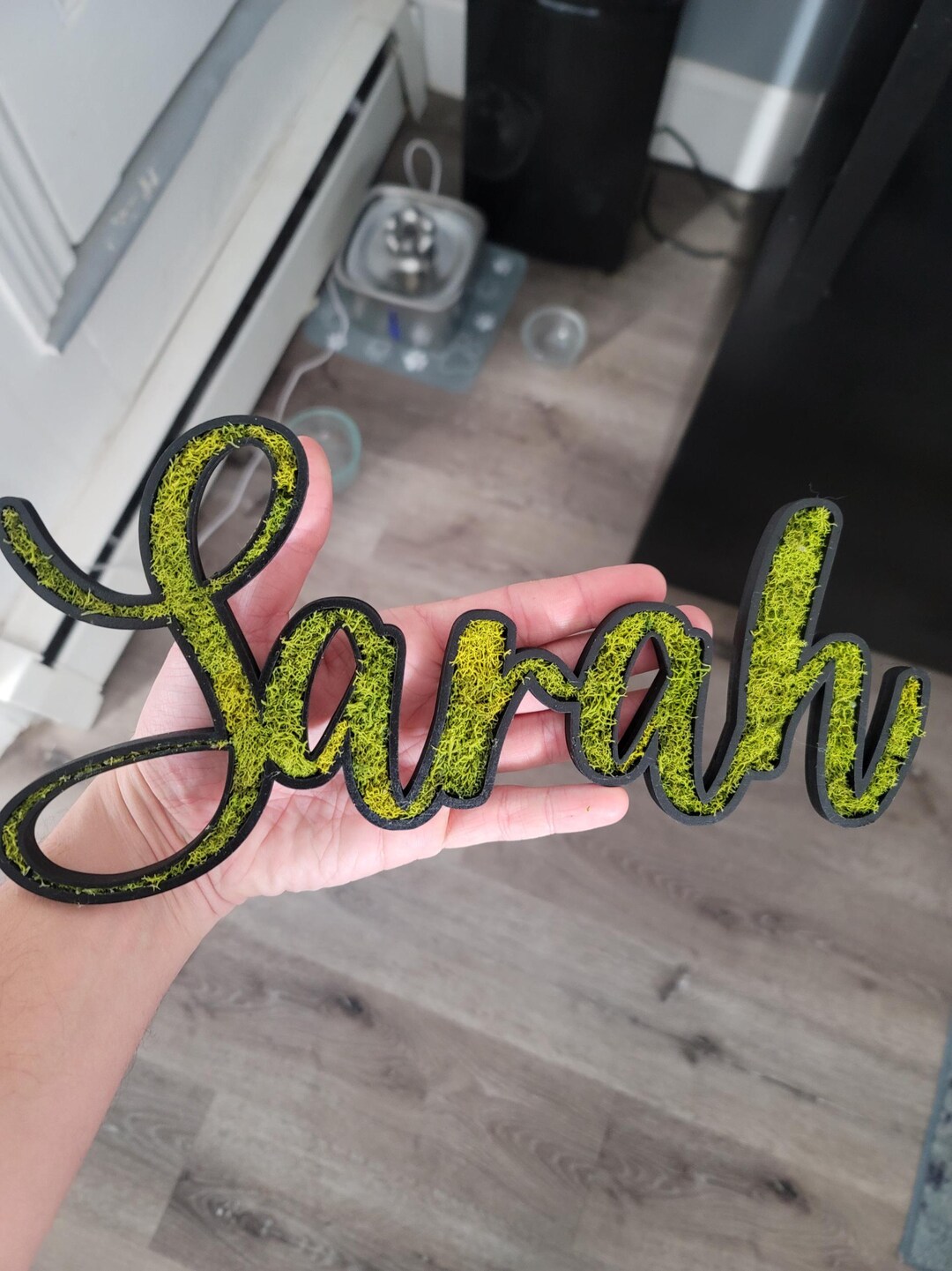Custom Moss Fridge Magnet Names - Etsy