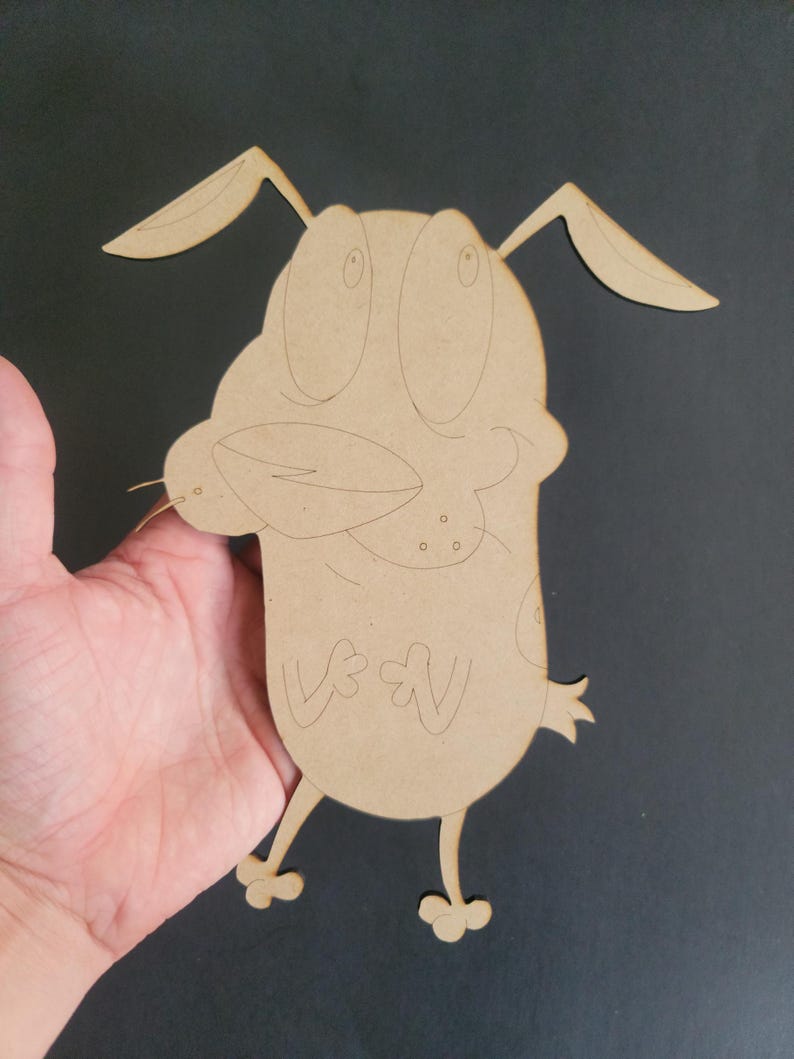 Courage the Cowardly Dog Magnet Blank - Etsy