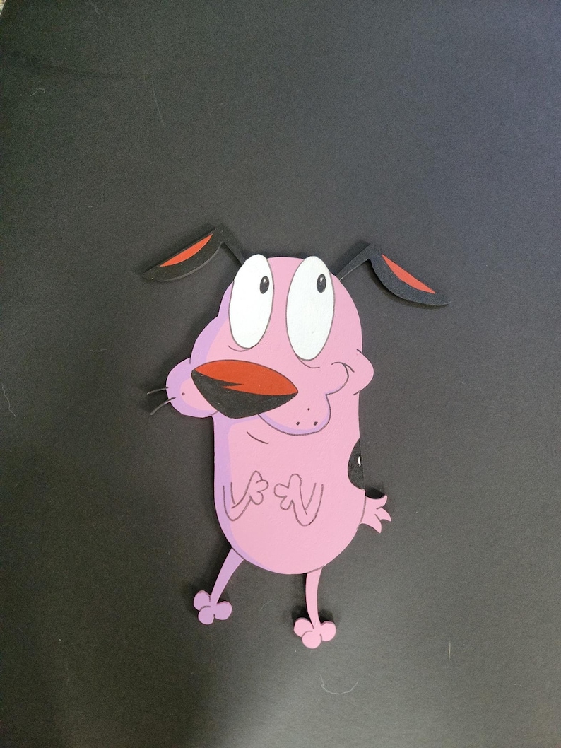 Courage the Cowardly Dog Magnet Blank - Etsy