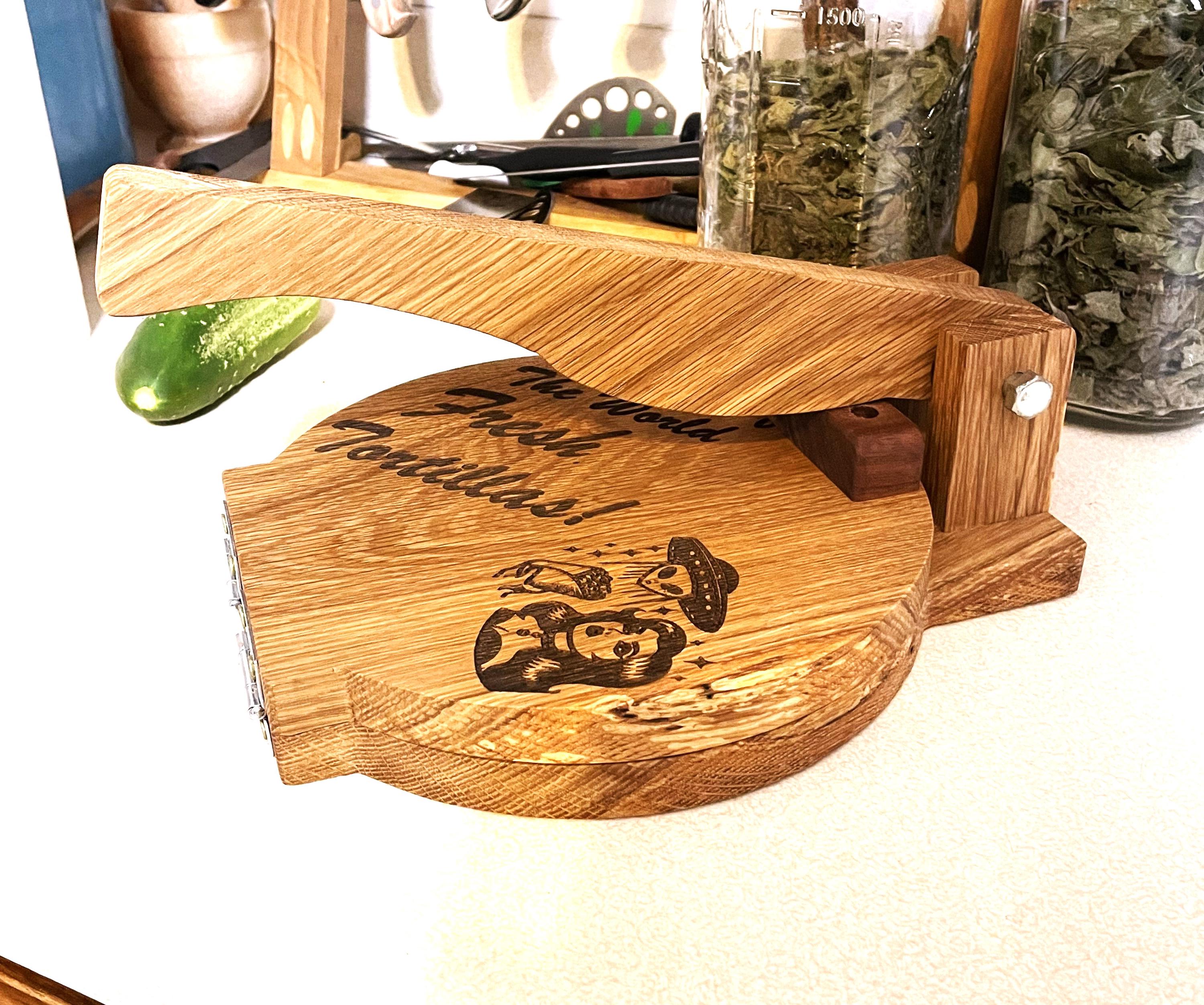 CNC Router Tortilla Press (DXF, Svg, Eps), 3 Designs, One Free SVG ...