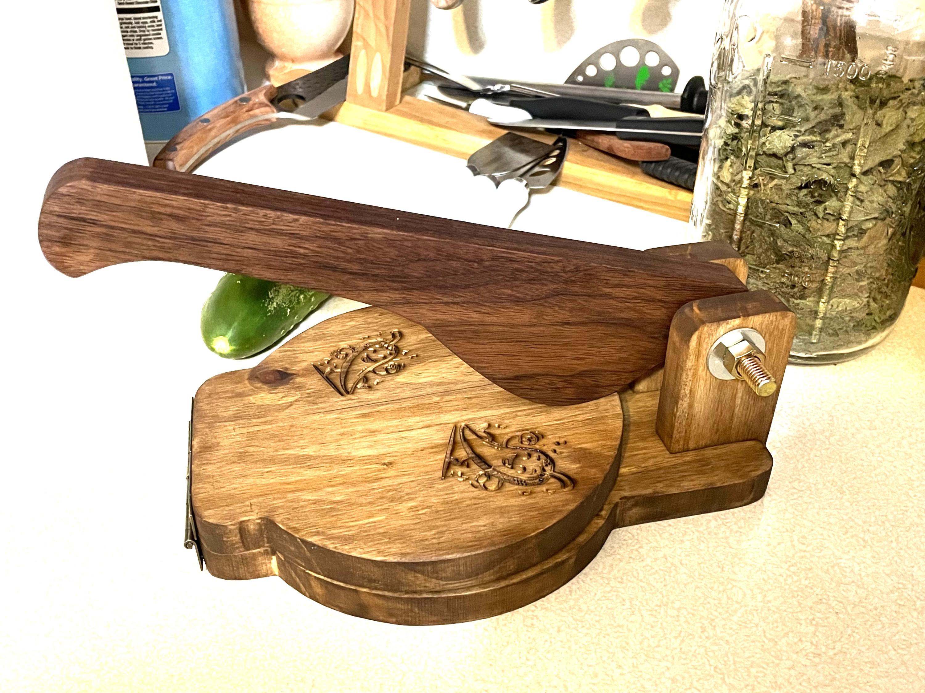 CNC Router Tortilla Press (DXF, Svg, Eps), 3 Designs, One Free SVG ...