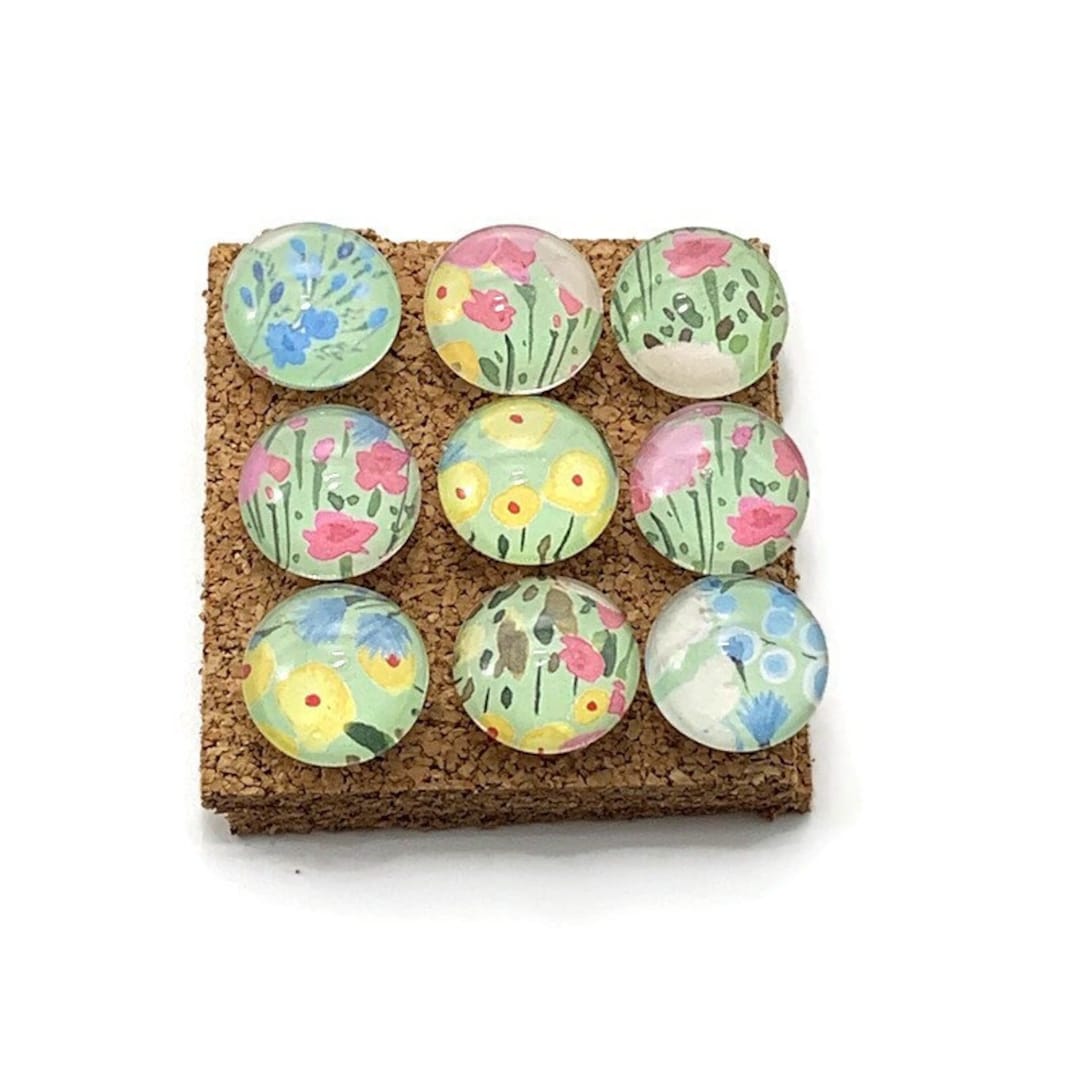 Decorative Glass Push Pins Thumb Tacks Cork Board Pins in Garden Party ...