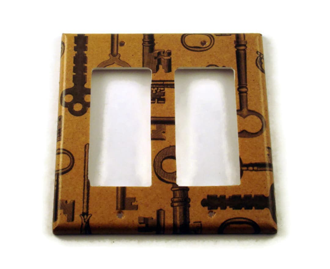 Double Rocker Light Switch Cover Wall Decor Switchplate Double - Etsy