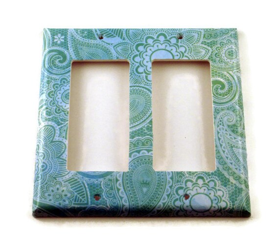 Double Rocker Light Switch Cover Wall Decor Switch Plate | Etsy