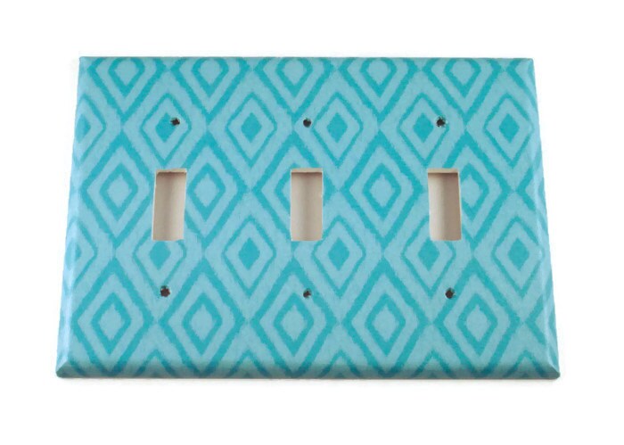 Wall Decor Triple Light Switch Cover Switch Plate Switchplate | Etsy