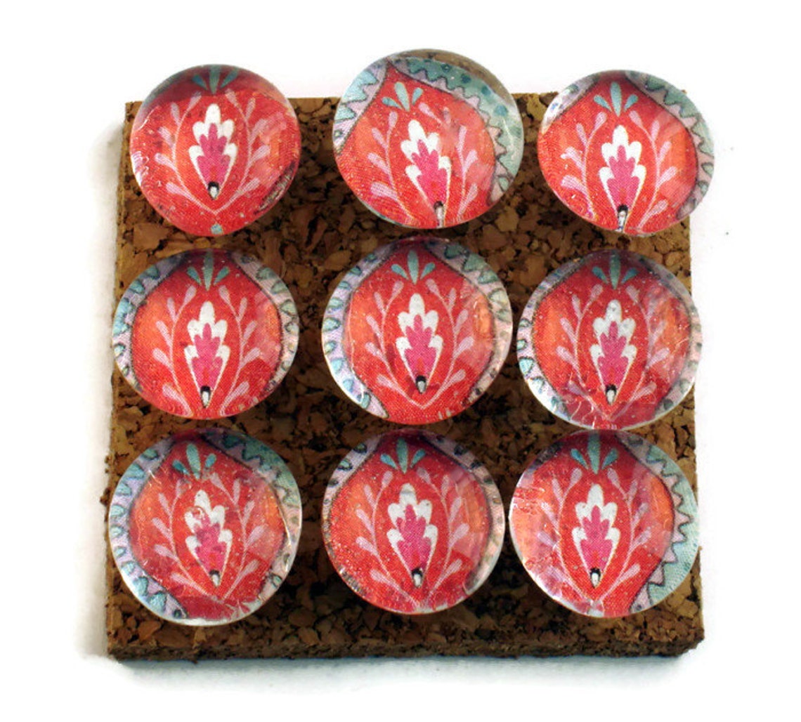 Decorative Glass Push Pins Thumb Tacks Cork Board Pins in - Etsy