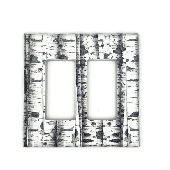 Double Rocker Switch plate Wall Décor Light Switch Plate in - Etsy ...