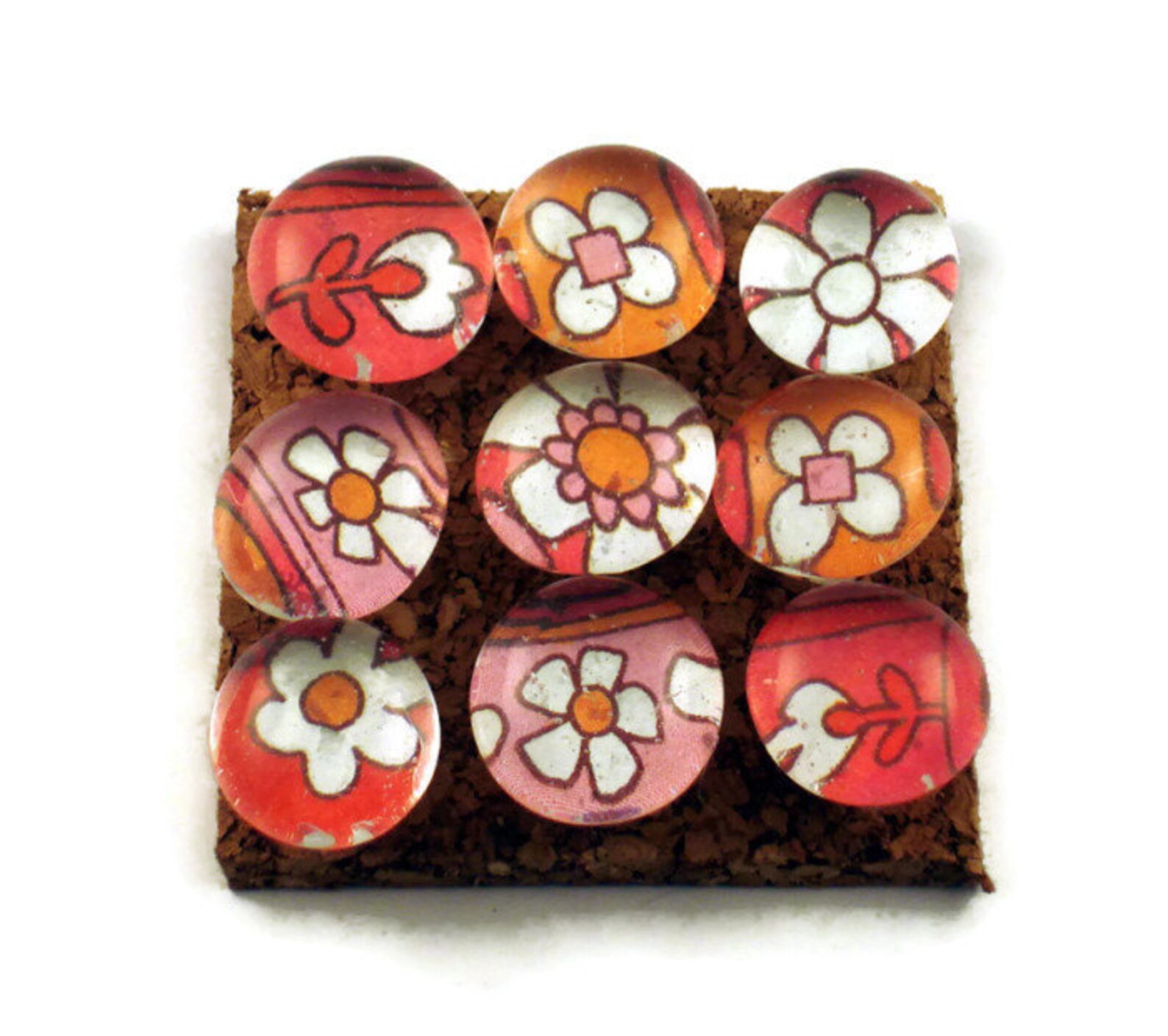 Decorative Glass Push Pins Thumb Tacks Cork Board Pins in - Etsy