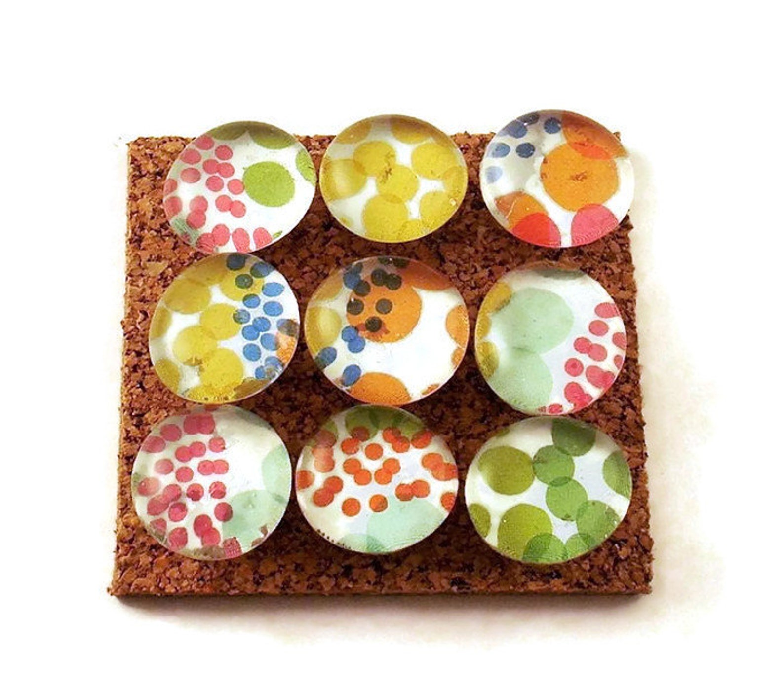 Decorative Glass Push Pins Thumb Tacks Cork Board Pins in - Etsy