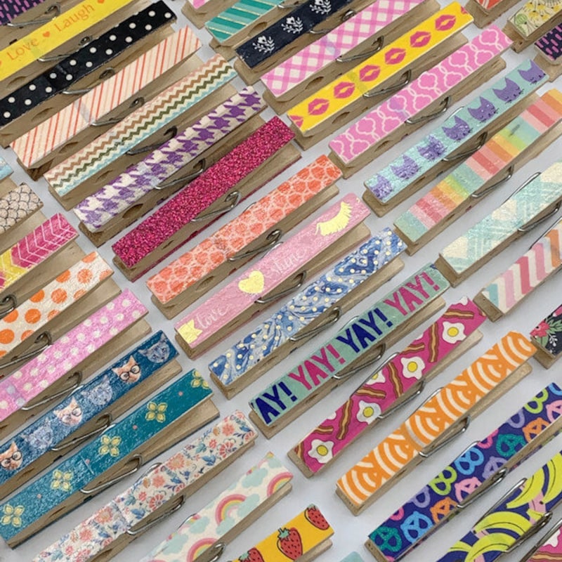 Volleyball Clothespins - Etsy