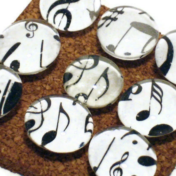 Music Note Push Pins - Etsy