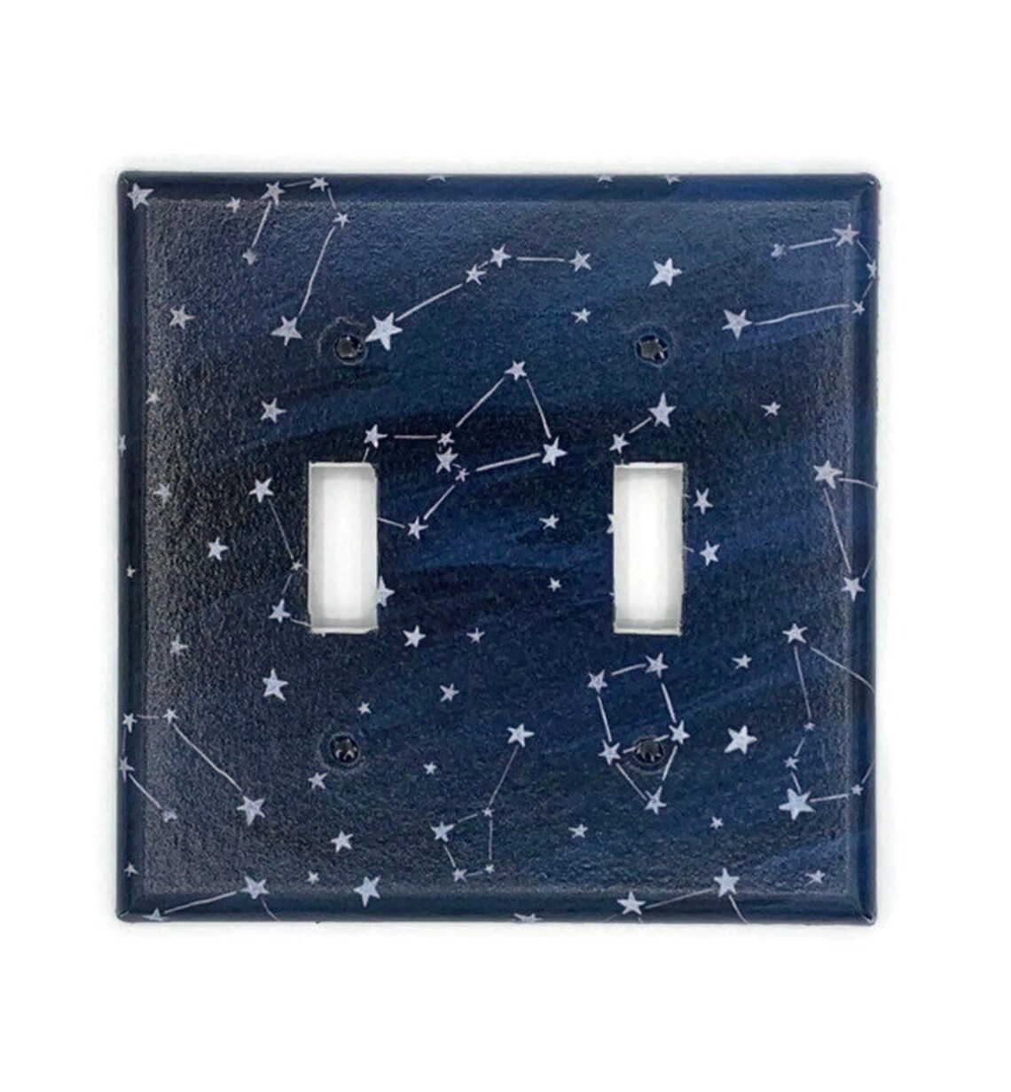 Double Light Switch Cover Wall Decor Switchplate in Galaxy | Etsy