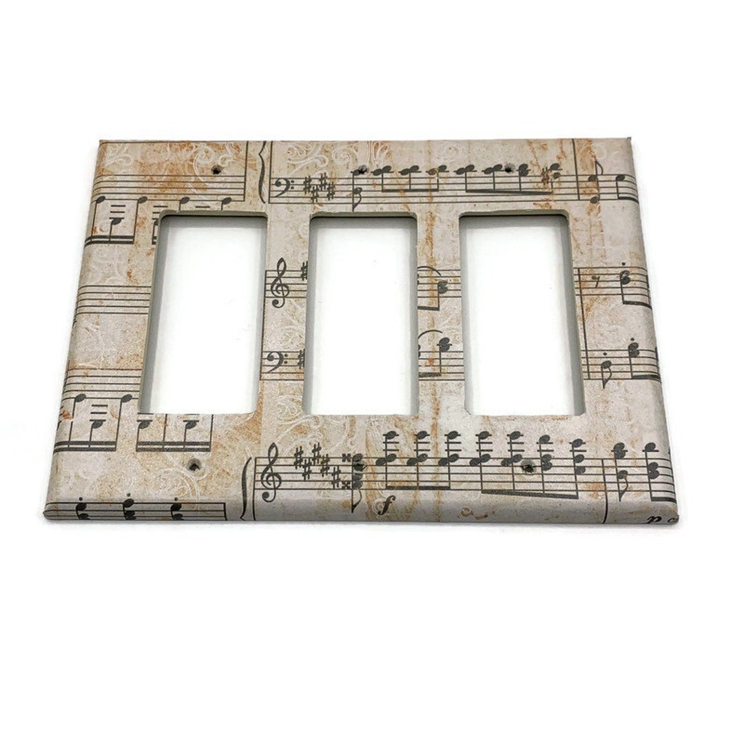 Triple Rocker Light Switch Cover Wall Decor Switchplate Switch Plate in ...