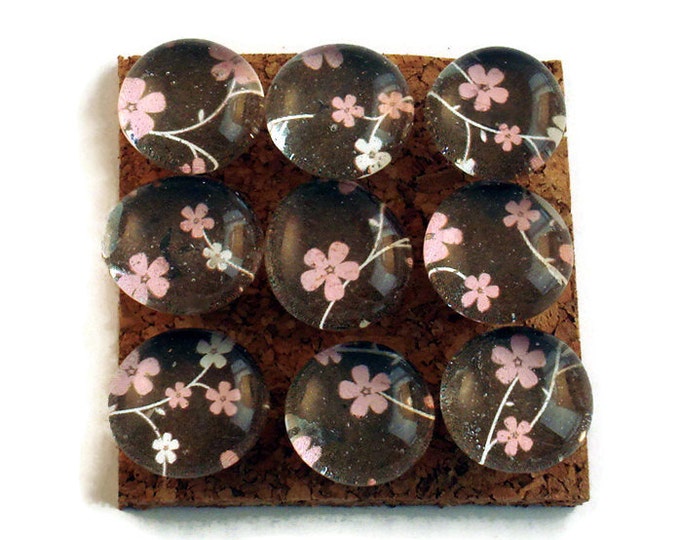 Decorative Glass Push Pins Thumb Tacks Cork Board Pins in | Etsy