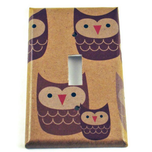 Owl Switch Plate - Etsy