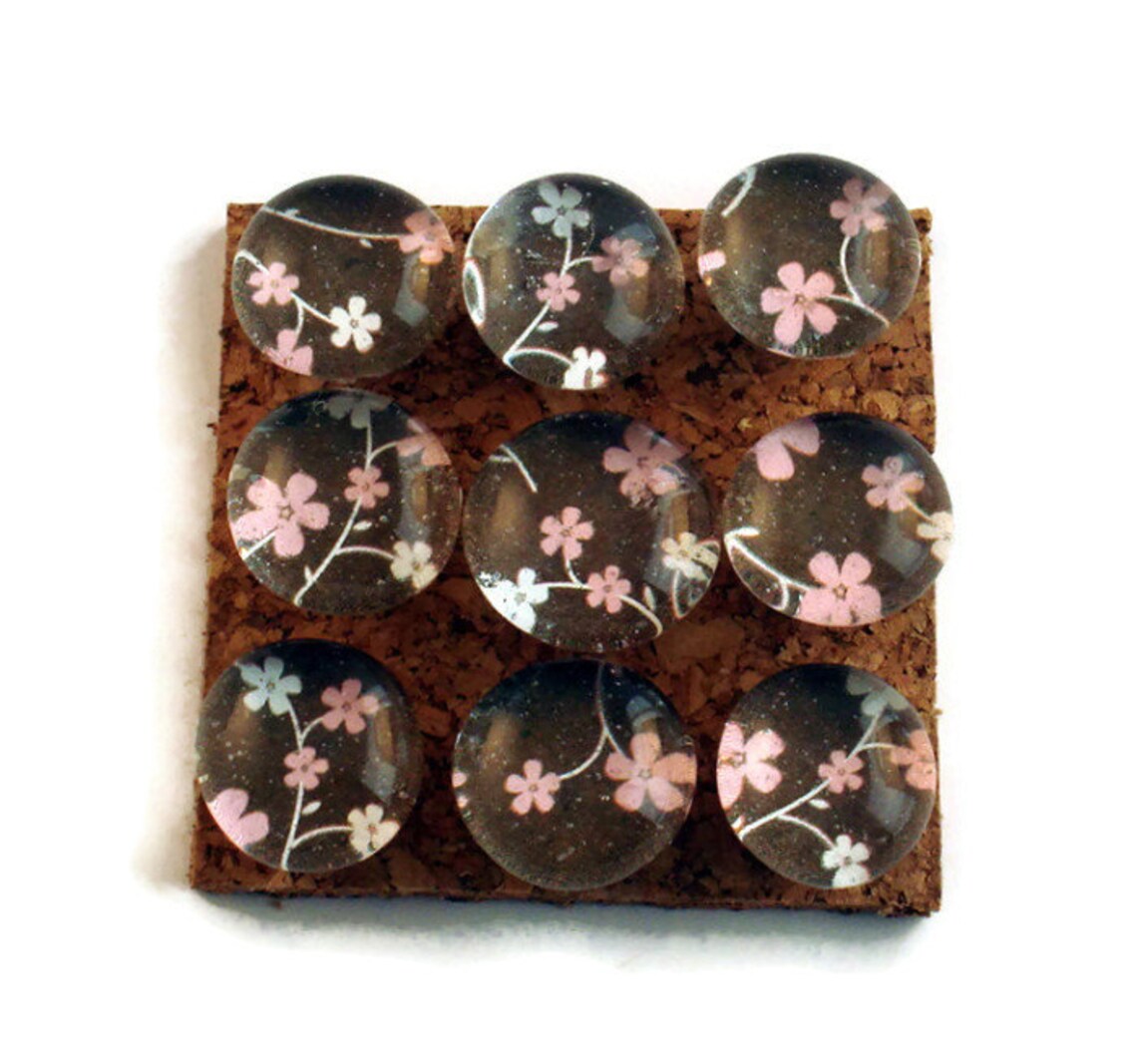 Decorative Glass Push Pins Thumb Tacks Cork Board Pins in - Etsy